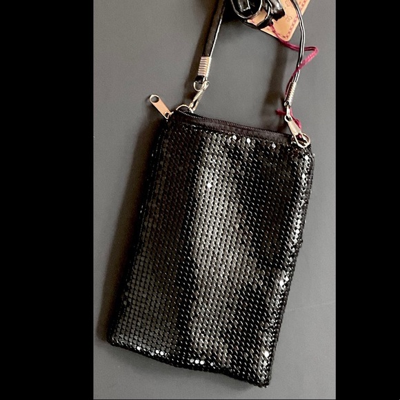 Bags | Sequined Crossbody Pocket Purse Nwt | Poshmark